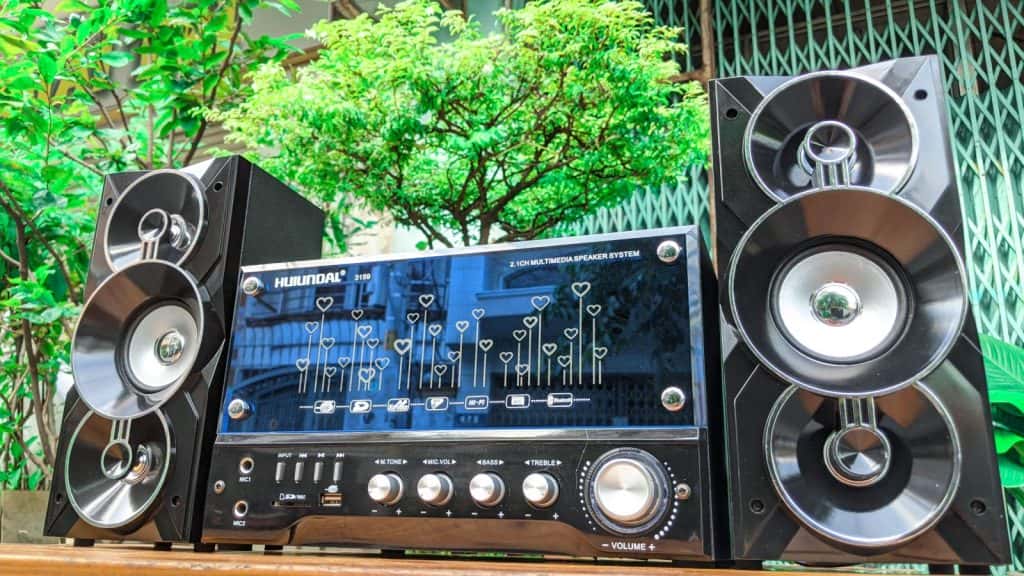 Loa karaoke mini K56 kèm 1 miro ko dây - Linh kiện Casu