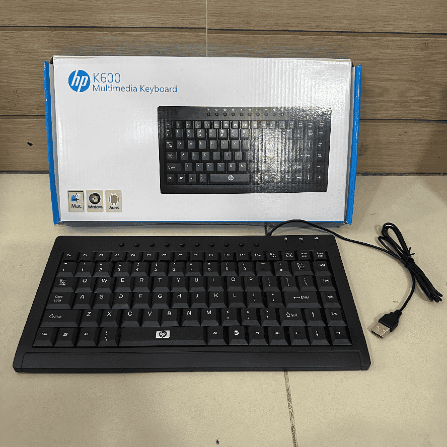 Bàn phím máy tính có dây mini HP K600 | Linh kiện Casu